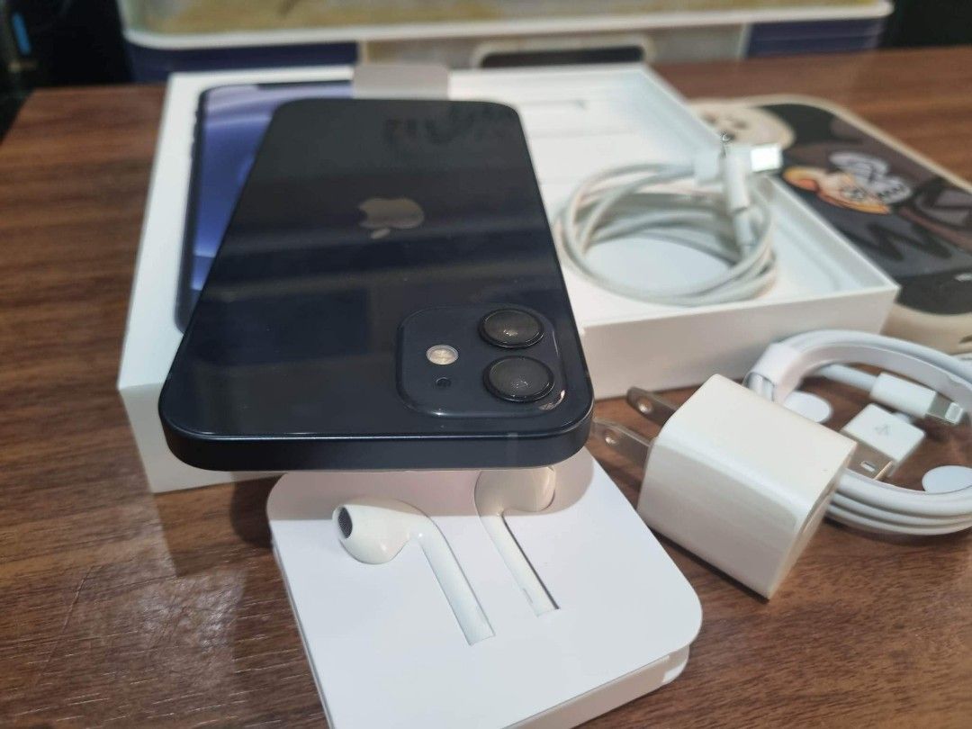 iPhone 12 128GB Factory Unlocked PP/A 100% Battery health 1 week old NTC Complete Package Same ...