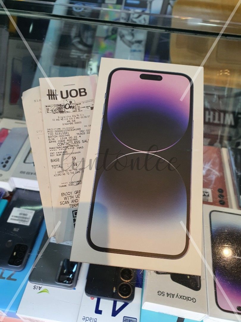 iPhone 14 Pro Max 256GB, Brand new set, Recontract in Singtel on 1st ...
