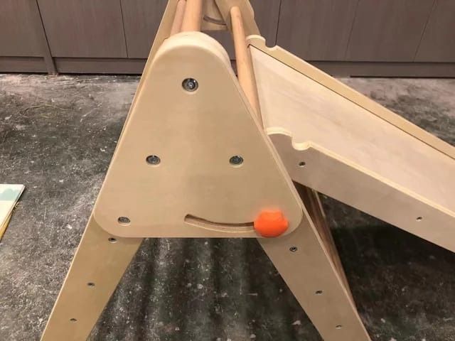 JUMBO Pikler Triangle Playground with Double-Sided Ramp, Babies & Kids ...