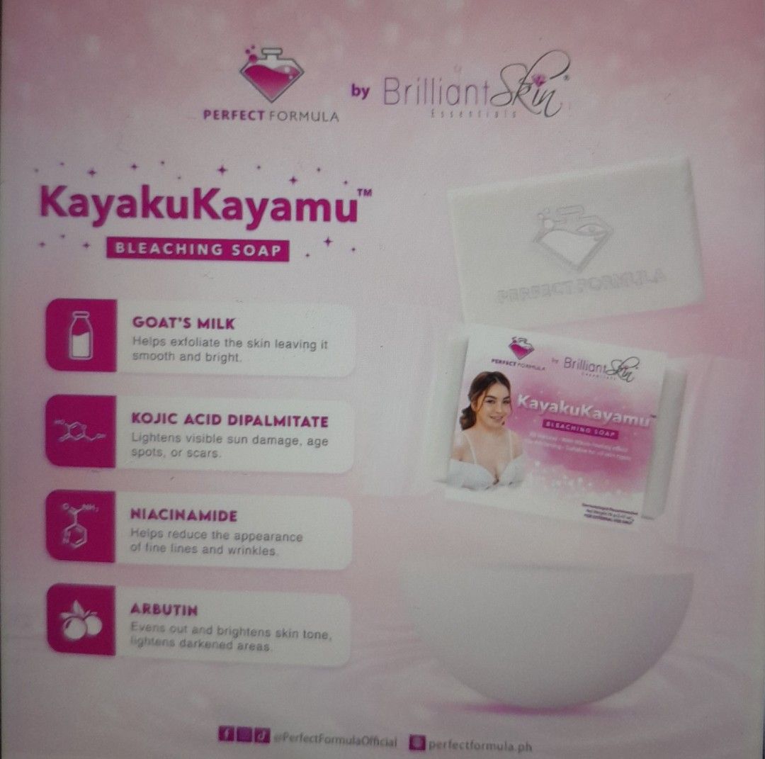 Kayakukayamu Bleaching Soap Beauty And Personal Care Bath And Body Body
