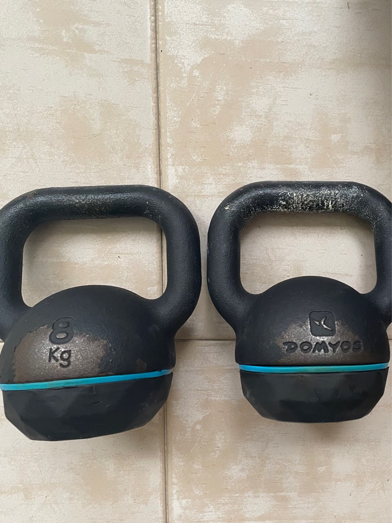 Kettlebell - 2 for 1 - 8kgs, Sports Equipment, Exercise & Fitness, Weights & Dumbbells on Carousell