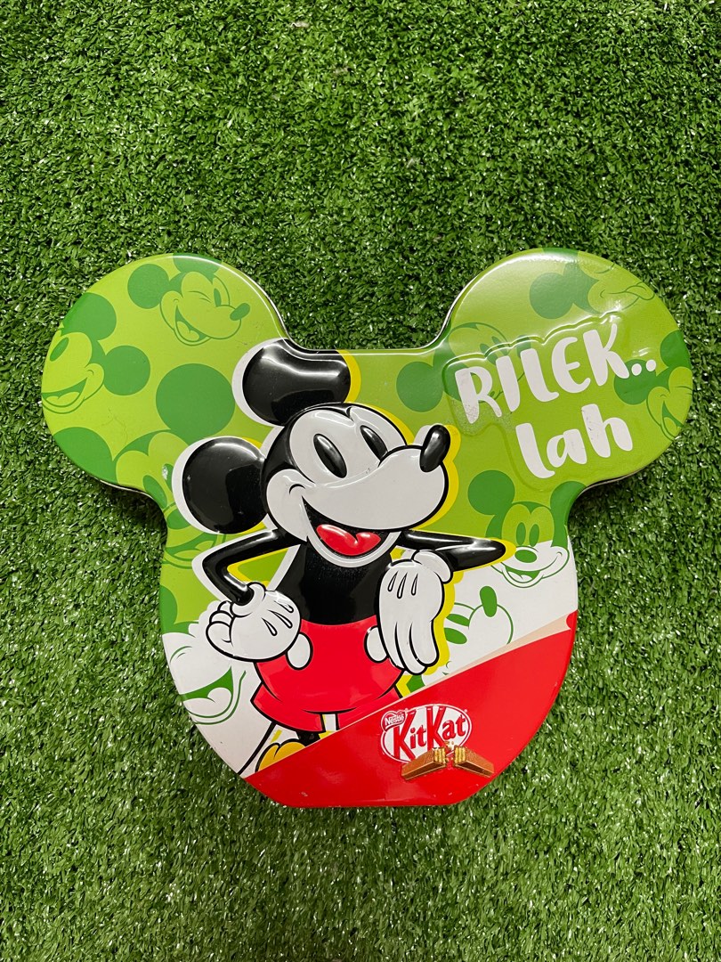 KITKAT MICKEY MOUSE SHAPE METAL BOX, Babies & Kids, Going Out, Other ...