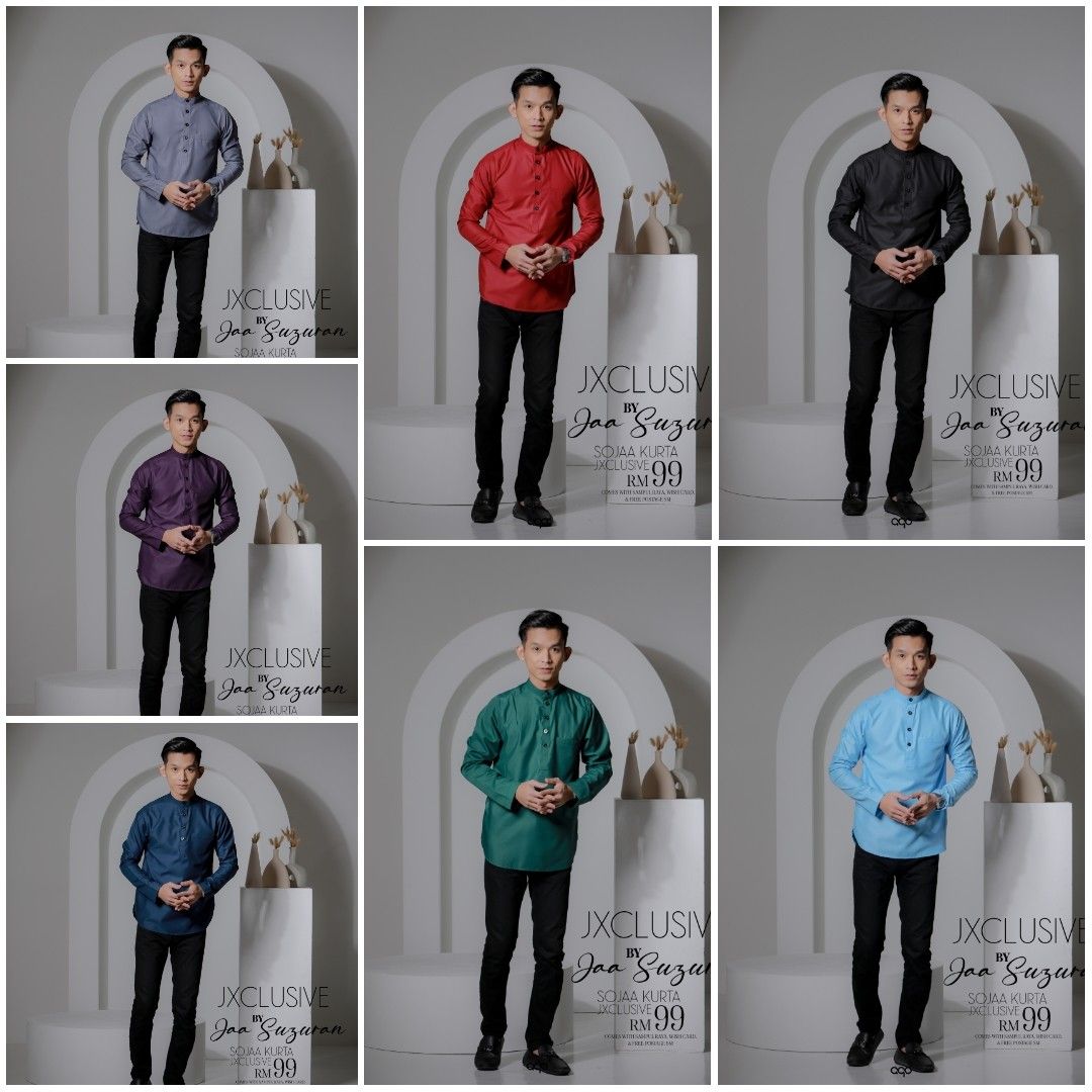Kurta raya 2023 (ready stocl), Men's Fashion, Muslim Wear, Tops on ...