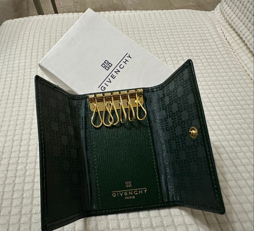 Leather Key Holder GIVENCHY, Luxury, Bags & Wallets on Carousell