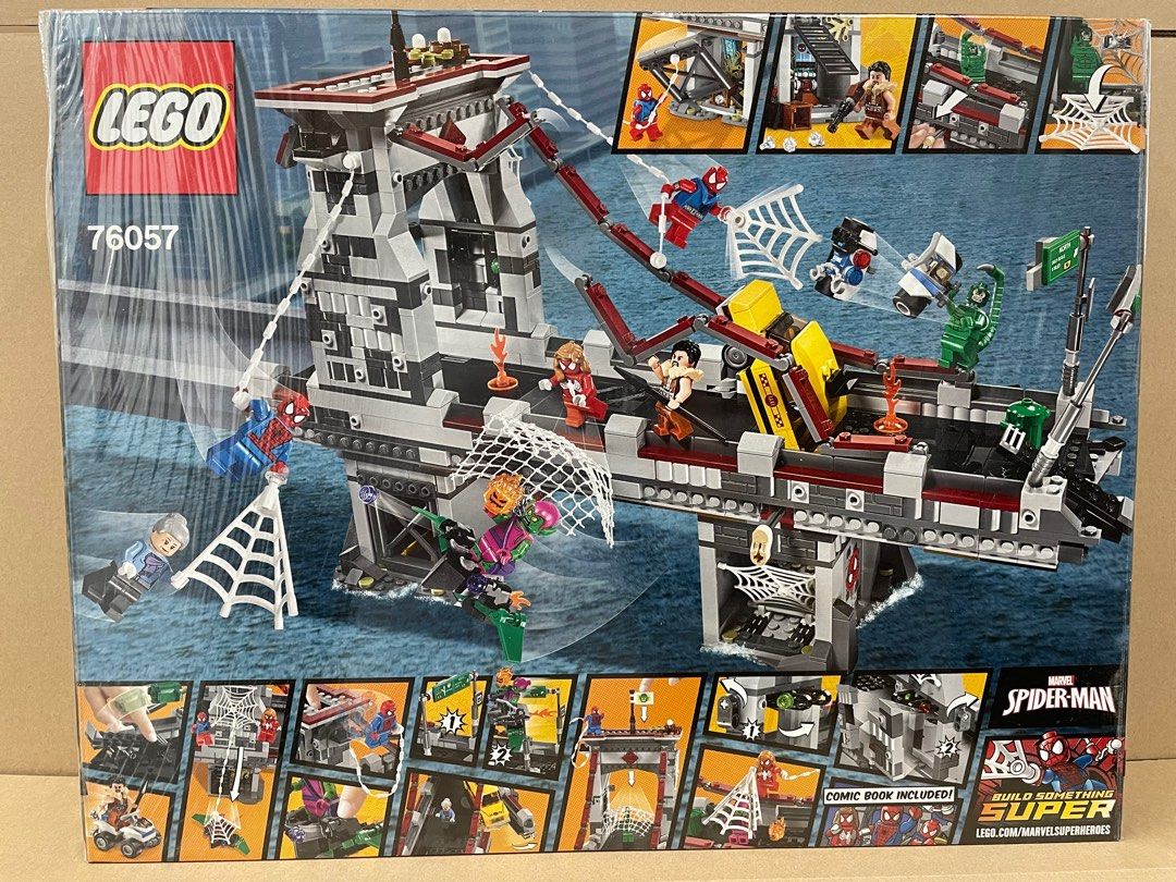 [絕版]LEGO 76057 Marvel Super Heroes Spiderman 蜘蛛俠, 興趣及遊戲, 玩具 & 遊戲類 ...