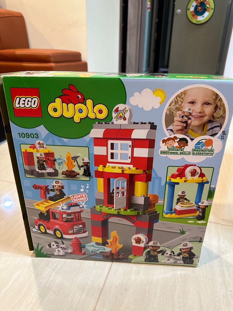 Lego Duplo Fire Station, Hobbies & Toys, Toys & Games on Carousell