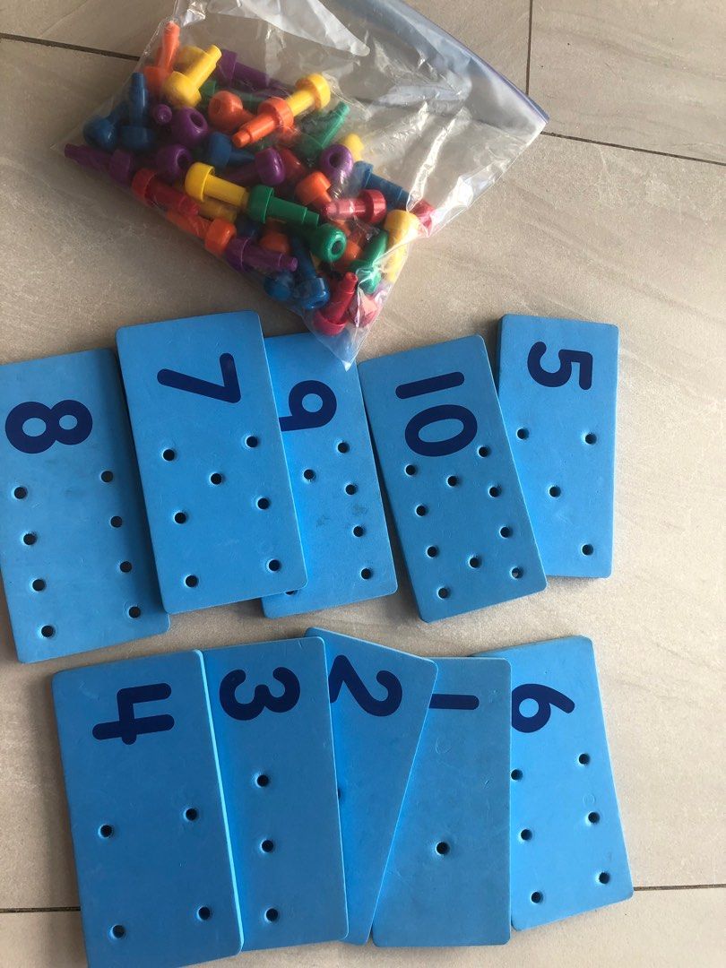 Like New Lakeshore Learning Peg Number Counting Board, Hobbies & Toys ...