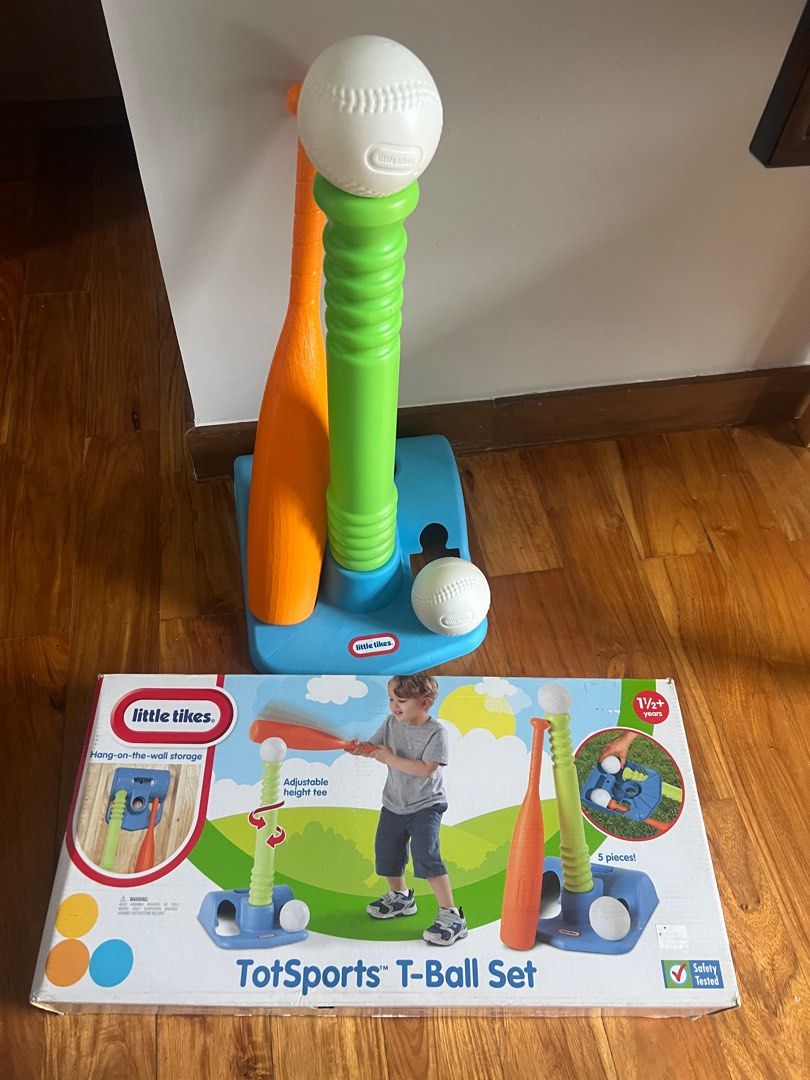 Little tikes Baseball Tot Sports TBall set, Babies & Kids, Infant ...