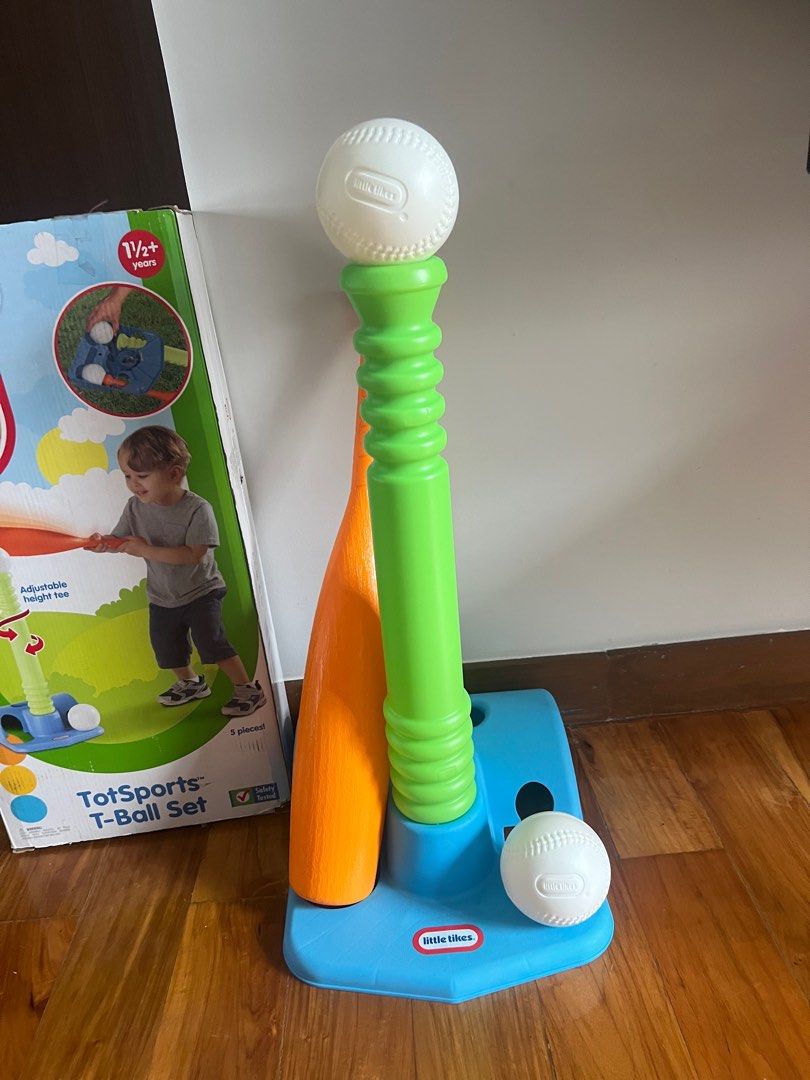Little tikes Baseball Tot Sports TBall set, Babies & Kids, Infant ...