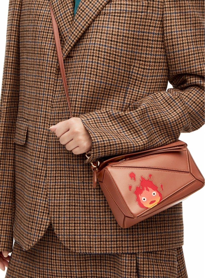 Loewe Howl Moving Castle Calcifer Mini Puzzle, Luxury, Bags & Wallets ...