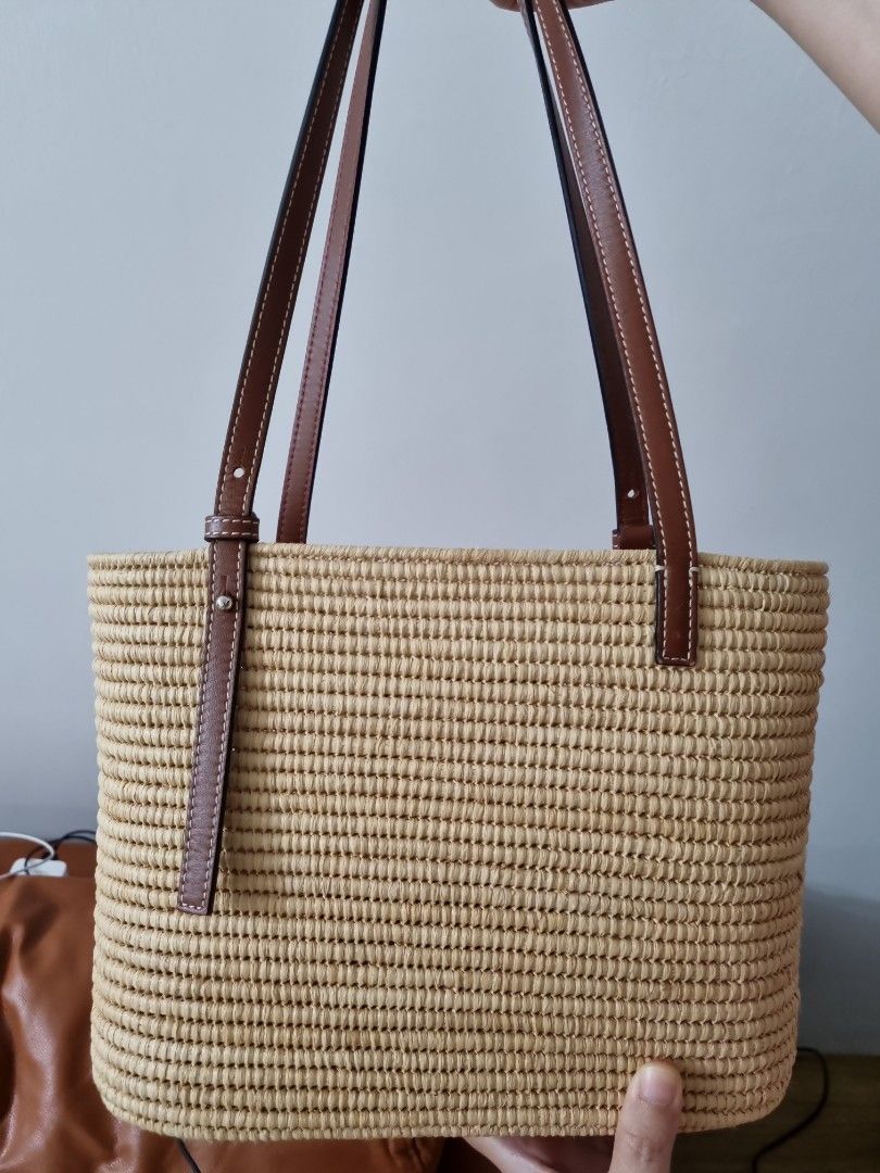 Loewe rattan bag, Luxury, Bags & Wallets on Carousell