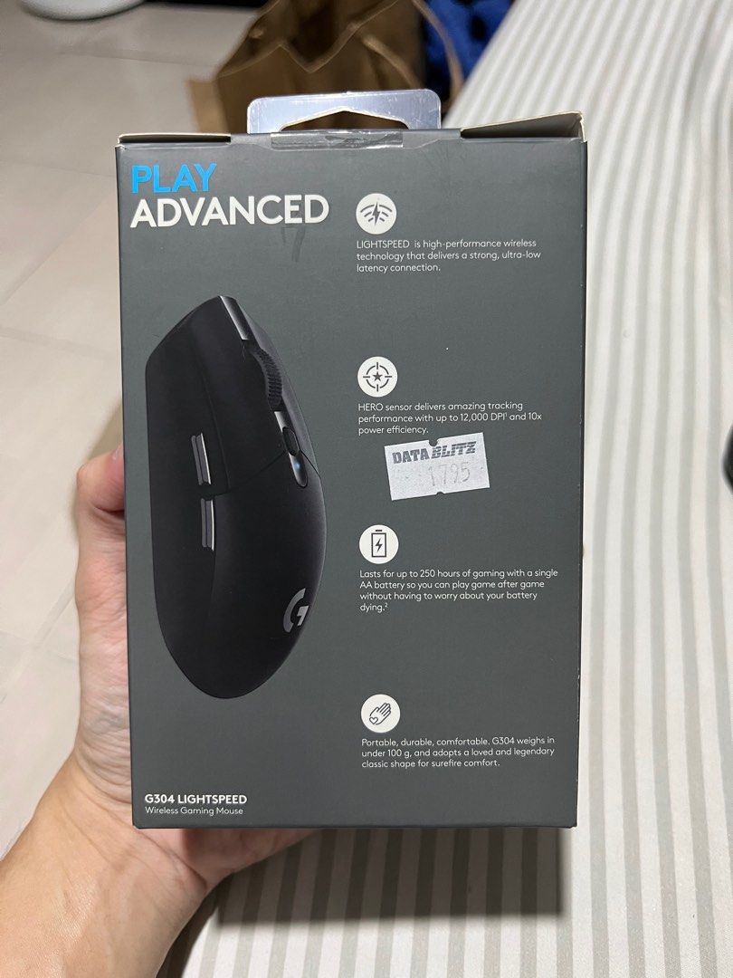 Logitech G304 Lightspeed Wireless Gaming Mouse (Black), Computers ...