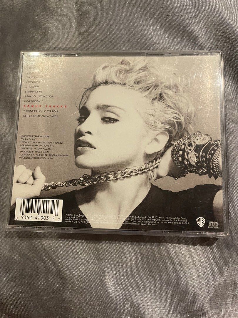 Madonna Debut Remasters Cd Album on Carousell