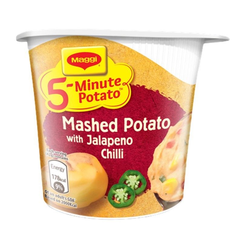 MAGGI 5-Minute Mashed Potato instant food assorted flavoured mash ...