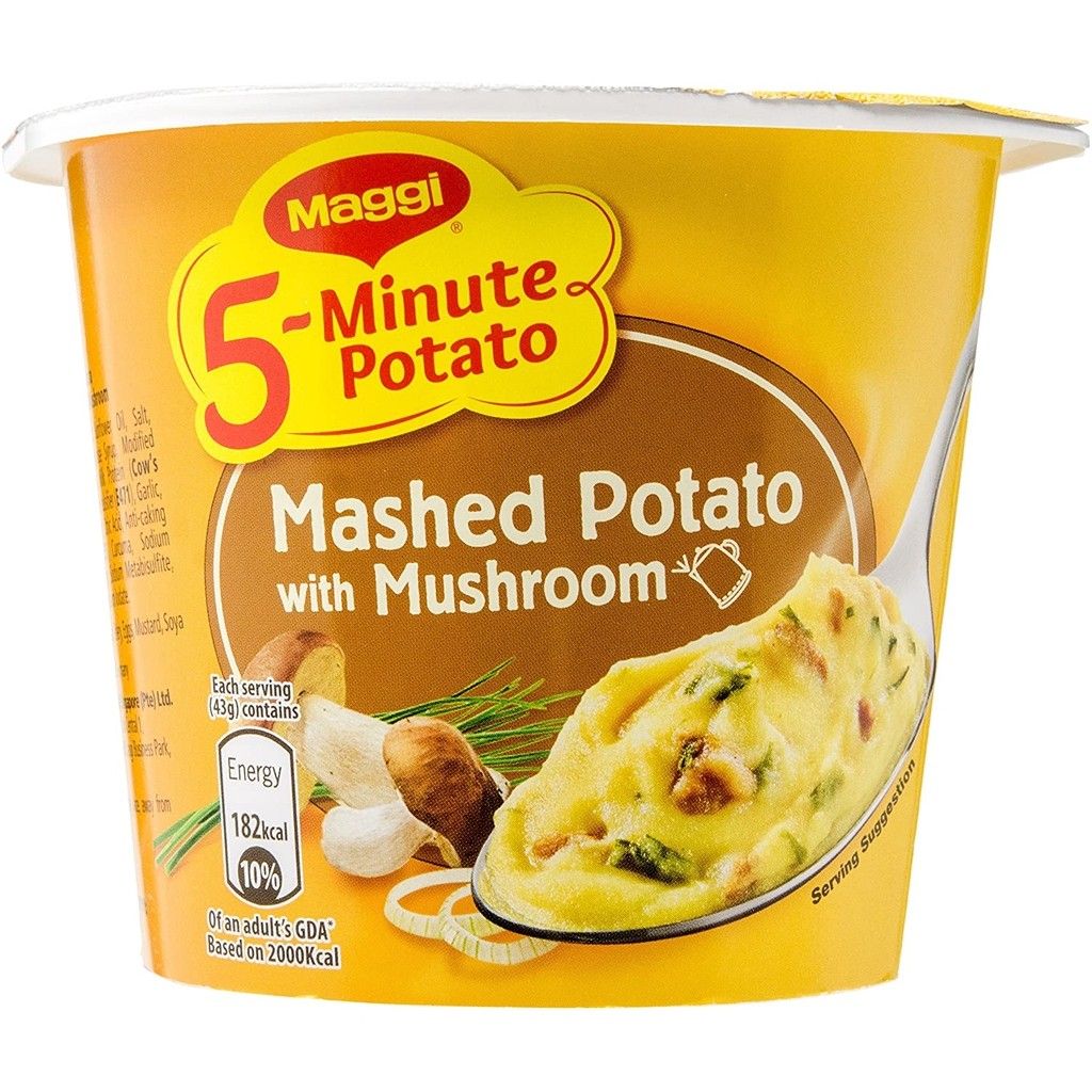 MAGGI 5-Minute Mashed Potato instant food assorted flavoured mash ...