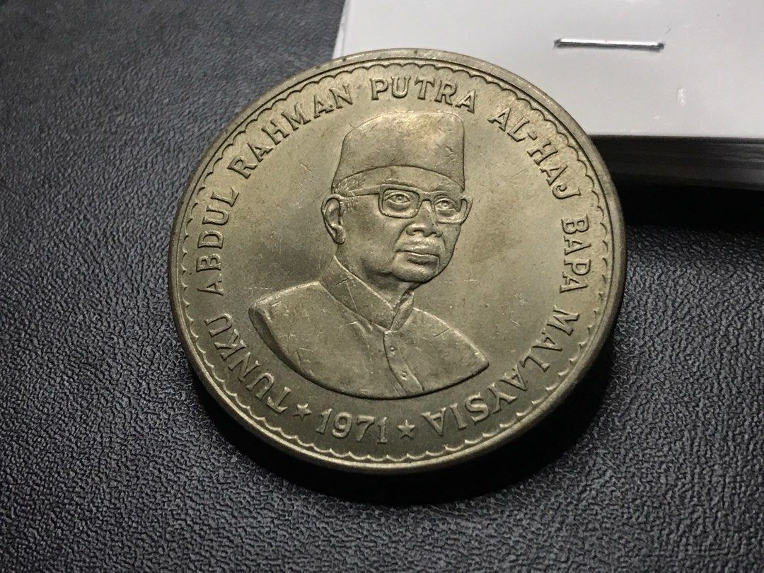 Malaysia RM5 1971 Tunku Abdul Rahman duit lama syiling, Hobbies & Toys ...