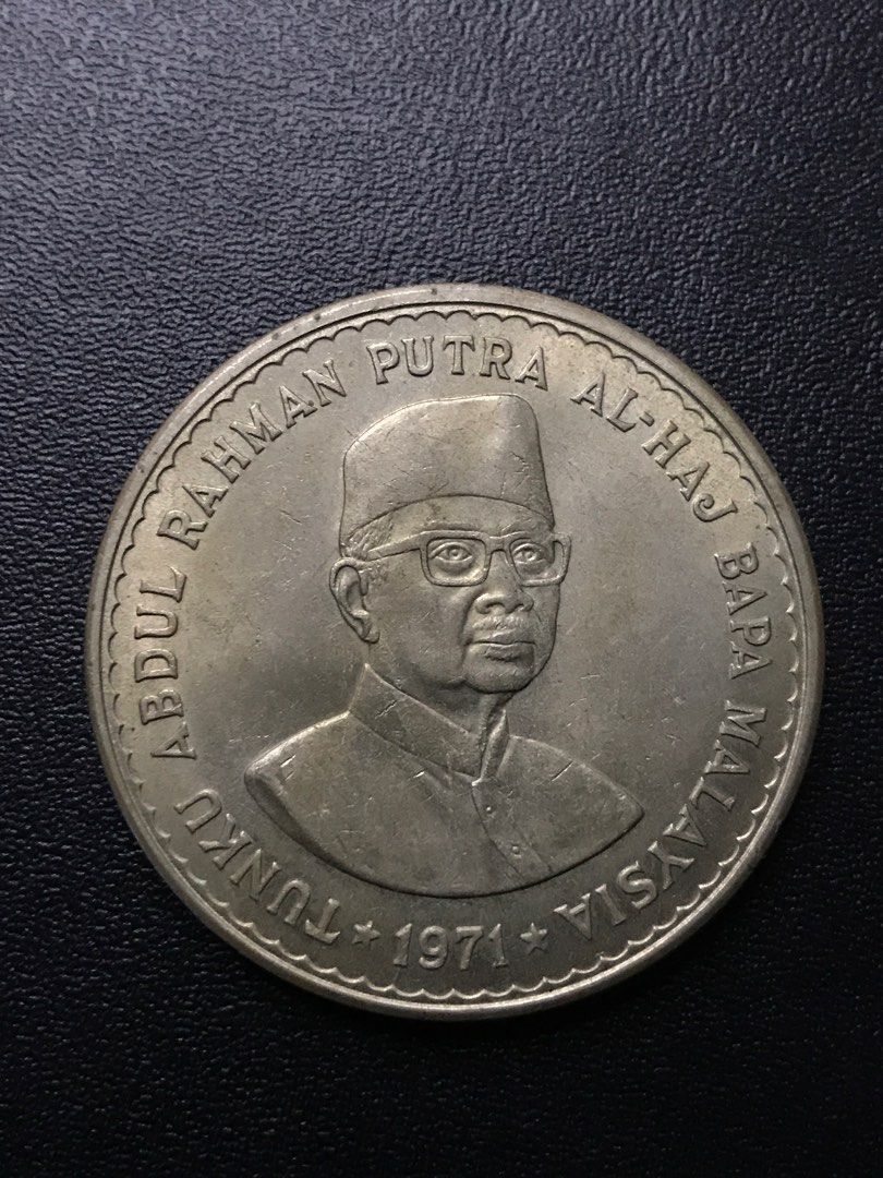 Malaysia RM5 1971 Tunku Abdul Rahman duit lama syiling, Hobbies & Toys ...