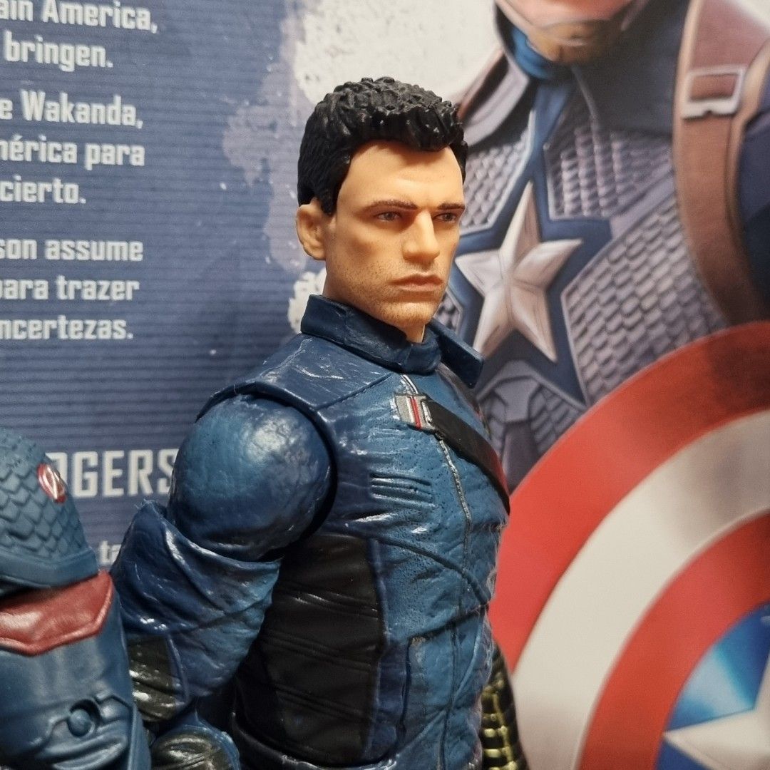 Marvel Legends Captain America Endgame And Winter Soldier Bucky Barnes Action Figure Hobbies