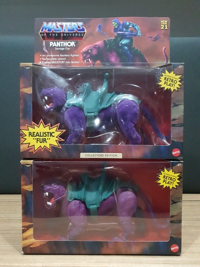 Masters of the Universe Flocked Panthor motu origins, Hobbies & Toys, Toys & Games on Carousell