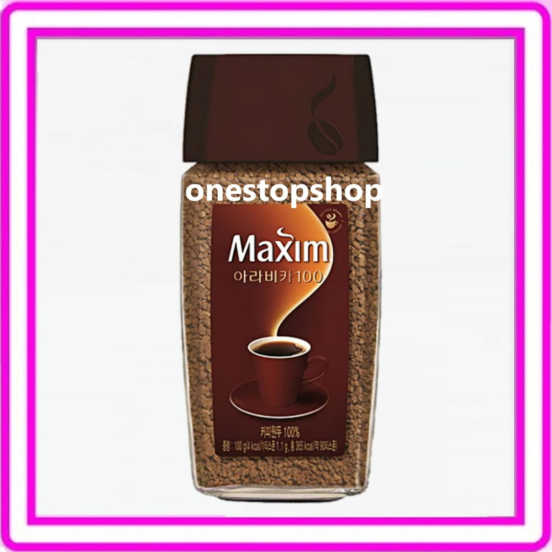 Maxim Arabica Coffee 100g Bottle, Food & Drinks, Beverages on Carousell