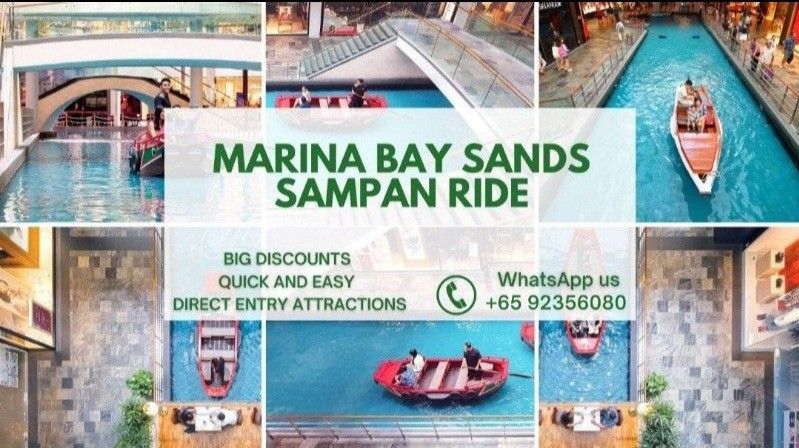 MBS (Marina Bay Sands Skypark) Sampan Ride, Tickets & Vouchers, Local ...