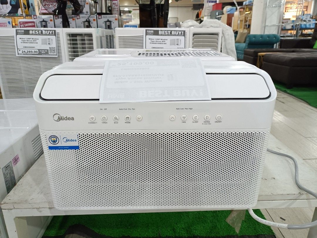 media 1.5hp window type aircon inverter, TV & Home Appliances, Air ...