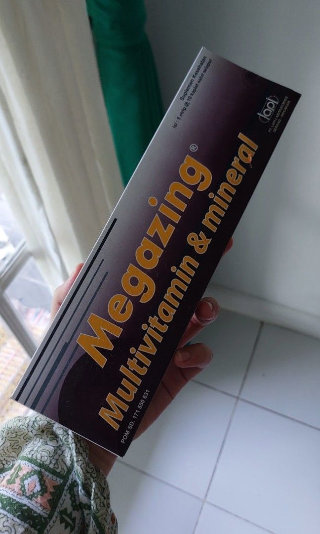 MEGAZING (multivitamin & mineral), Kesehatan & Kecantikan, Kulit, Sabun ...