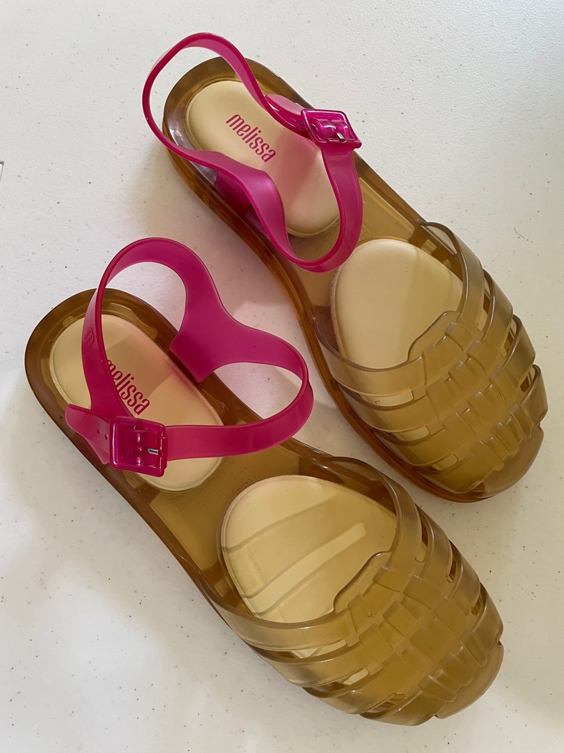 NEW melissa obsessed jelly Mary Janes, Women's Fashion, Footwear, Flats ...