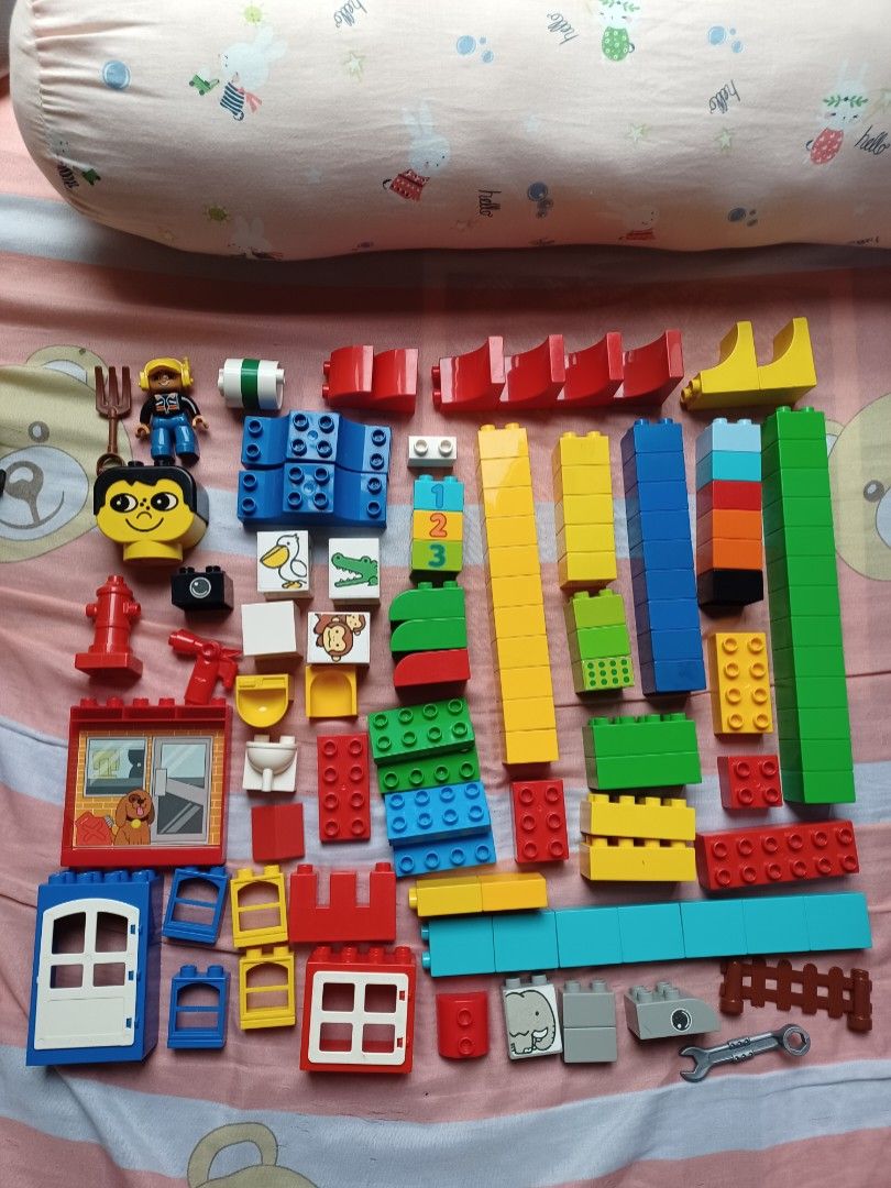 mixed blocks set. Lego Duplo and duplo compatible, Hobbies & Toys, Toys ...