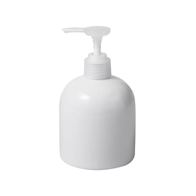 Muji White Porcelain Ceramic Soap Dispenser Bottle, Furniture & Home ...