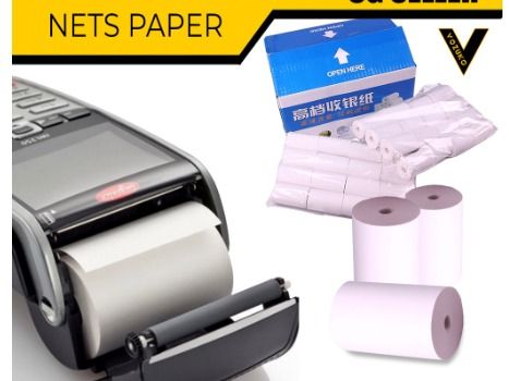 Nets Paper Roll/ Credit card Machine / POS/ thermal Paper AT1337 ...