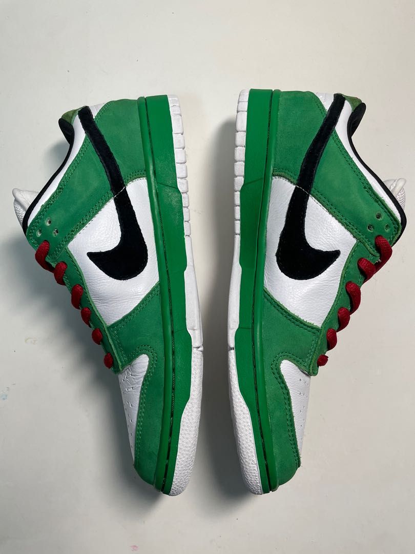 Nike SB Dunk Low Heineken, Men's Fashion, Footwear, Sneakers on Carousell