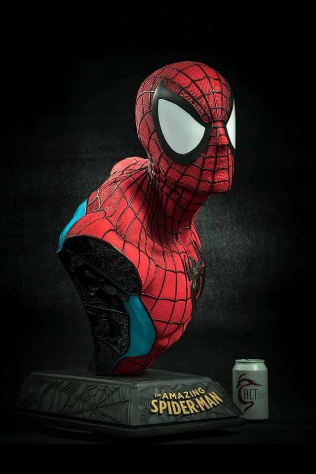 NMK Studios 1:1 scale Spider-Man bust, Hobbies & Toys, Toys & Games on Carousell