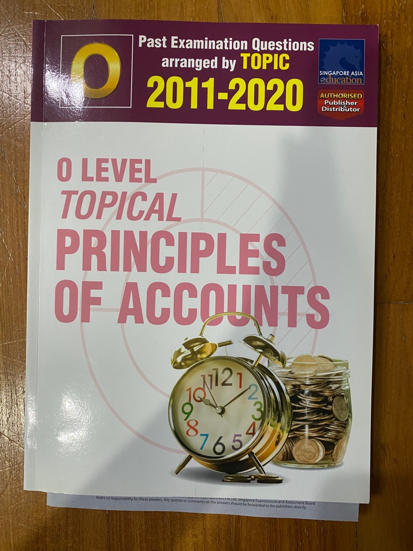 O level Poa principles of accounts ten year series tys, Hobbies & Toys ...