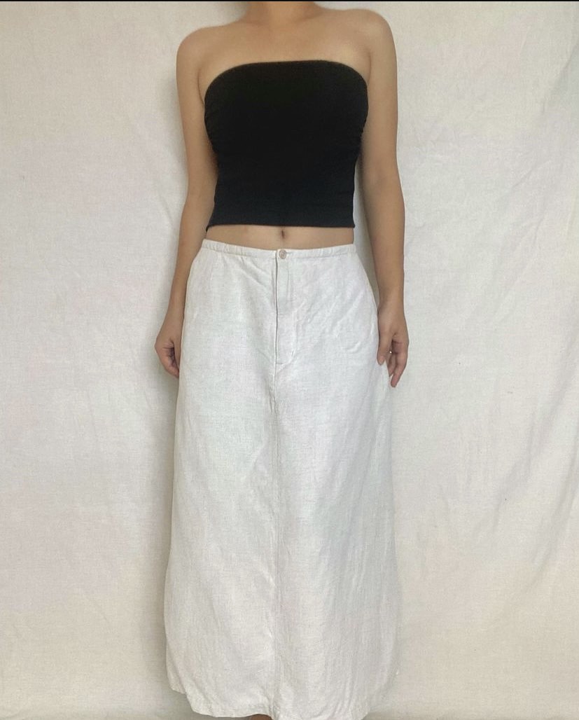 Oat maxi skirt, Women's Fashion, Bottoms, Skirts on Carousell