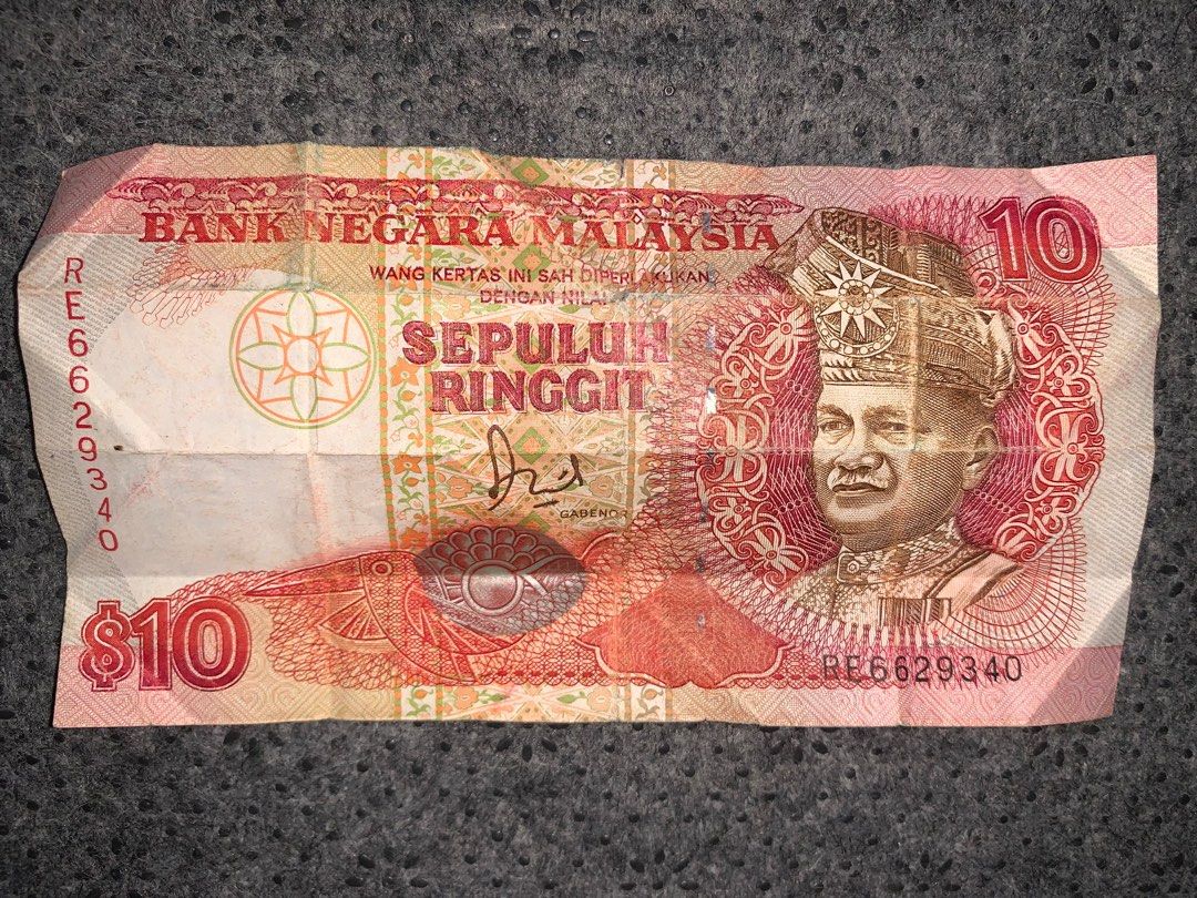 Old Note - RM10, Hobbies & Toys, Collectibles & Memorabilia, Currency ...