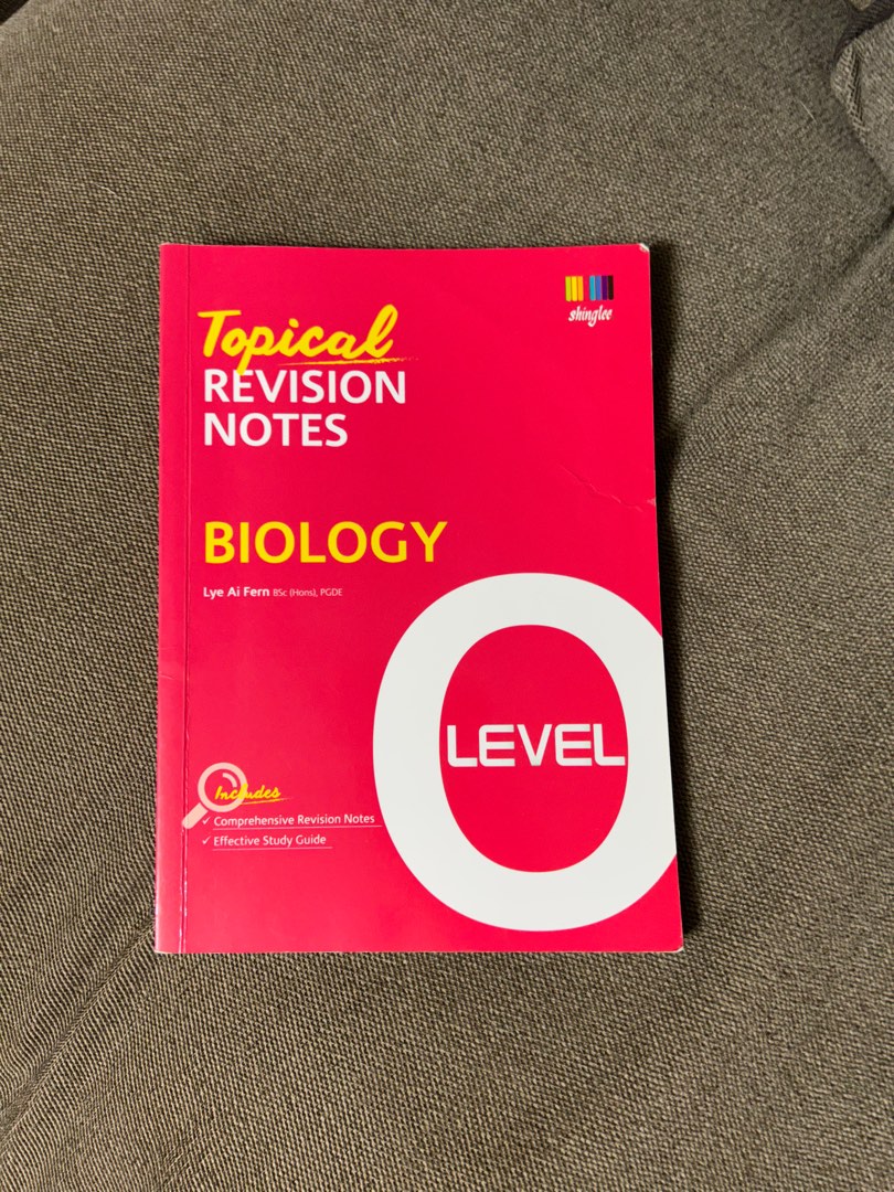 olvl biology topical revision notes, Hobbies & Toys, Books & Magazines ...