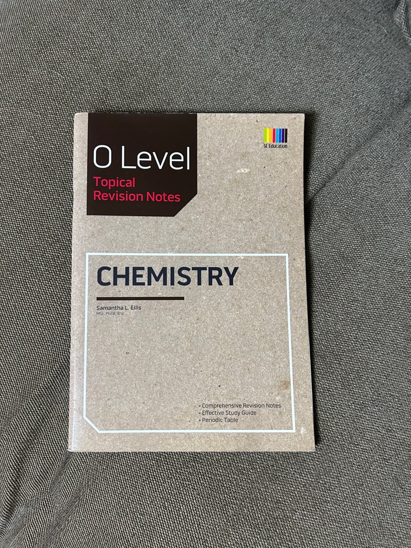 olvl chemistry topical revision notes, Hobbies & Toys, Books ...