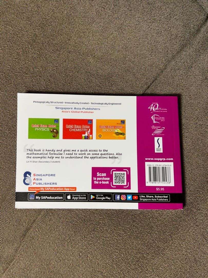 olvl mathematics quick exam notes, Hobbies & Toys, Books & Magazines ...