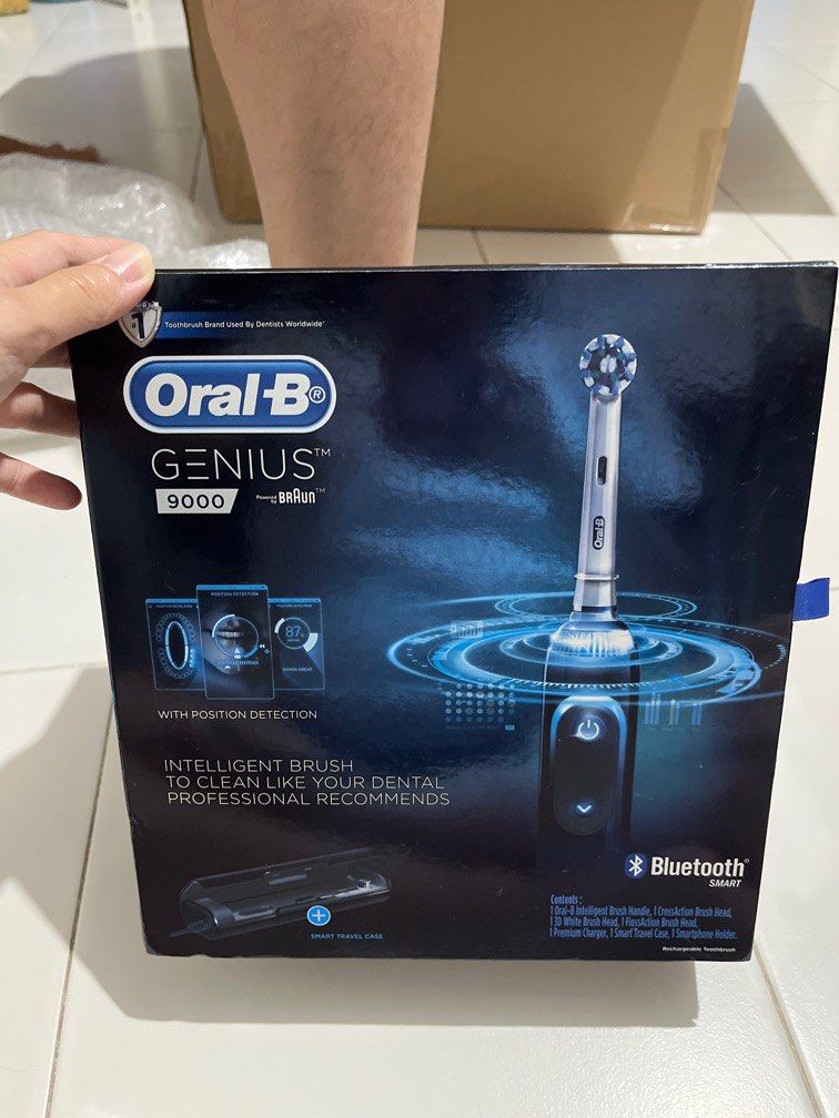 Oral-B Braun Genius 9000 Electric toothbrush, Beauty & Personal Care ...
