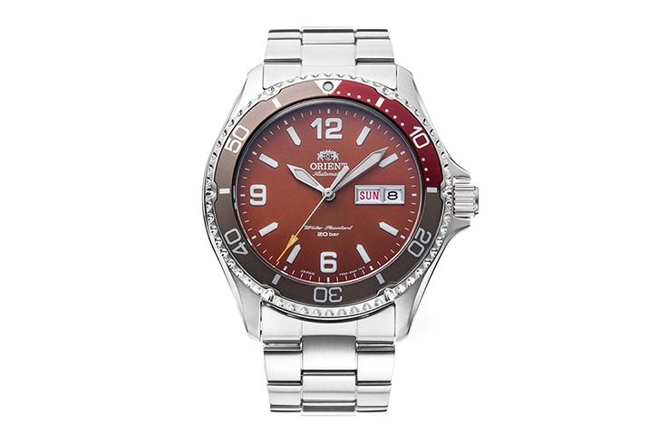 Orient Mako II Red Dial Kamasu 3rd Generation Stainless Steel Automatic ...