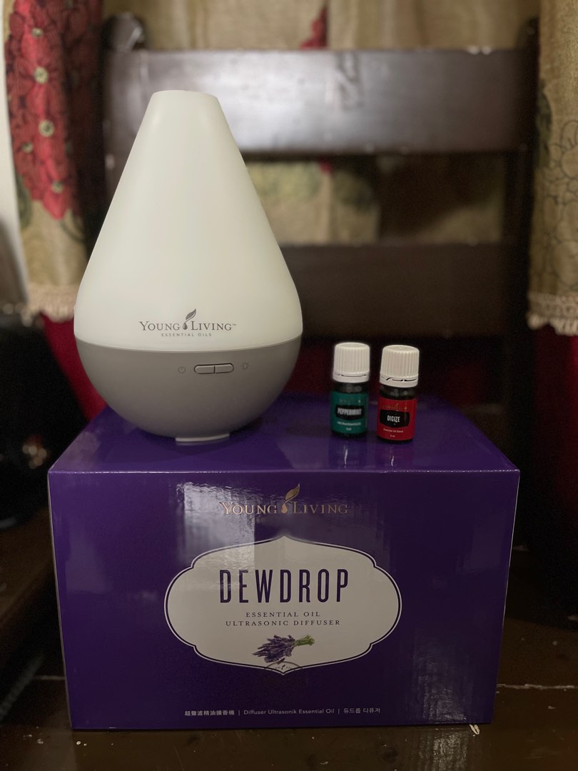 Original Brandnew Young Living Dewdrop Diffuser, Furniture & Home ...