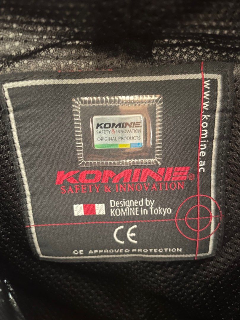 Original Komine PK 717 leather-mesh pants on Carousell