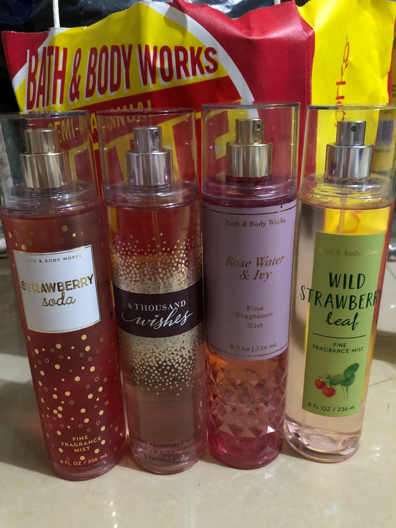 ORIGINAL/AUTHENTIC BATH AND BODY WORKS FINE FRAGRANCE MIST, Beauty & Personal Care, Fragrance ...