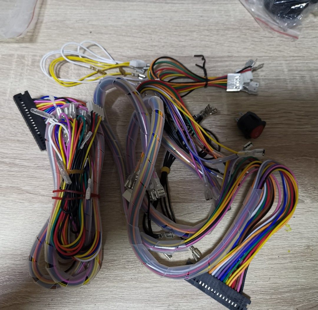 Pandora Arcade box internal cables, Video Gaming, Gaming Accessories ...