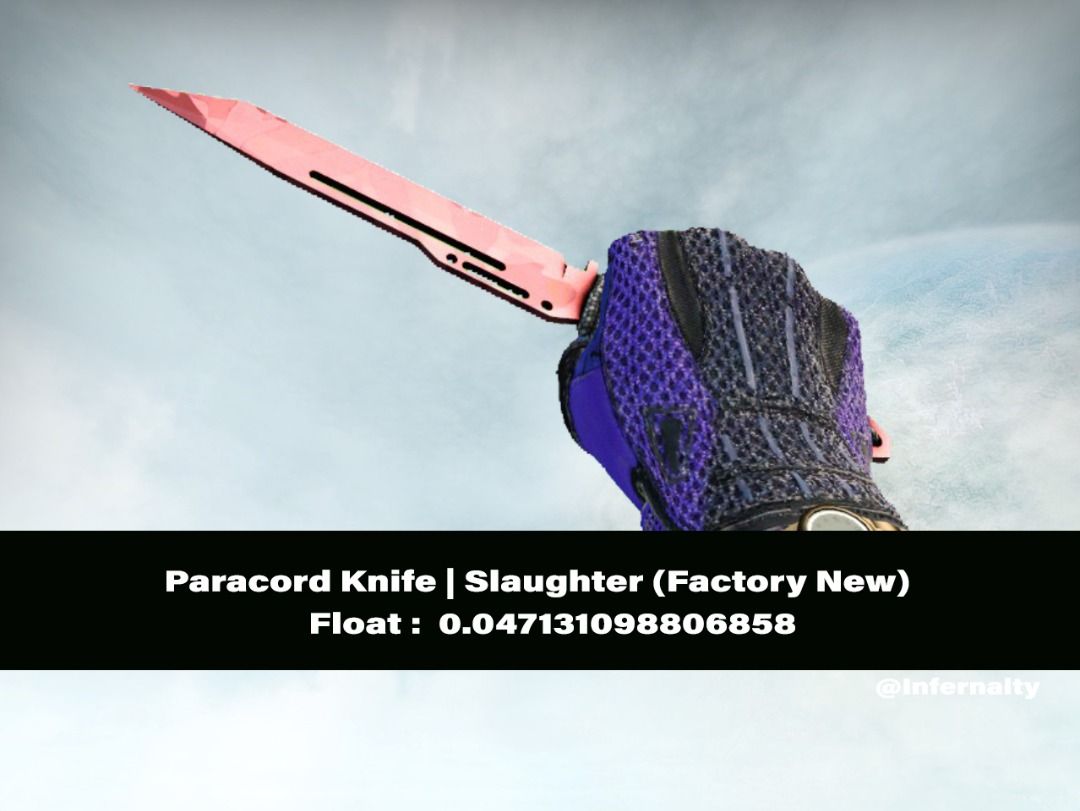 Paracord Knife Slaughter FN CSGO SKINS KNIVES, Video Gaming, Gaming ...