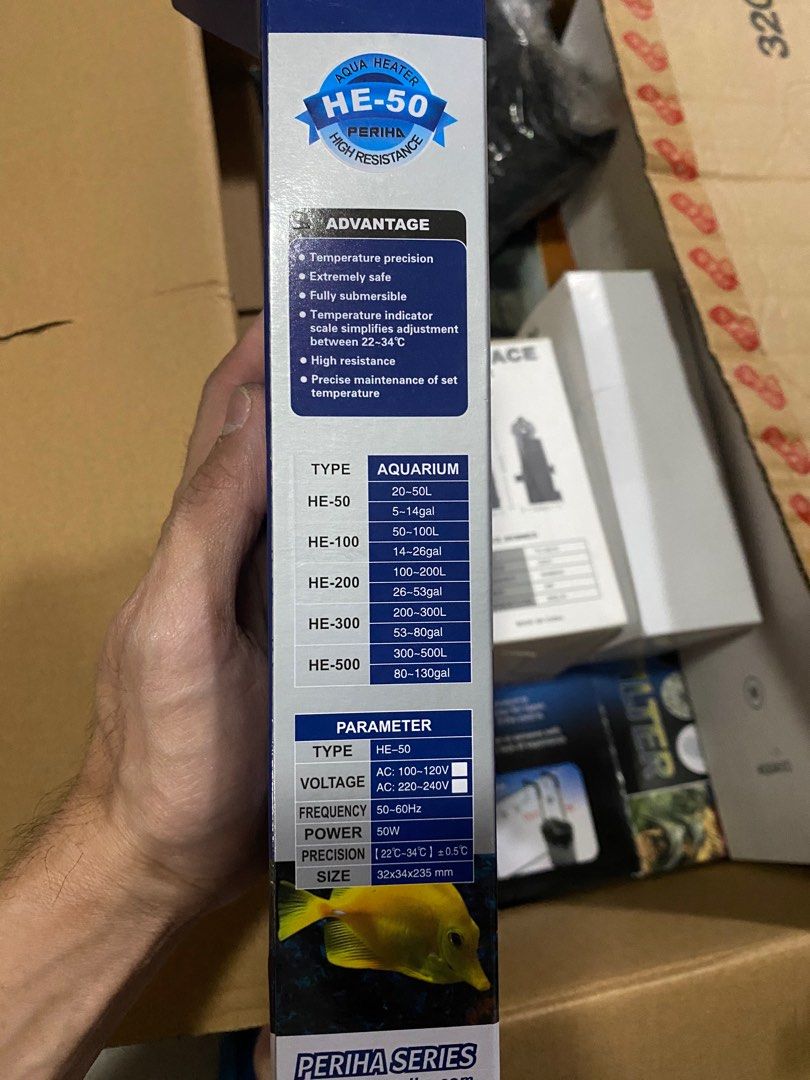 Periha HE-50 Aquarium Heater on Carousell