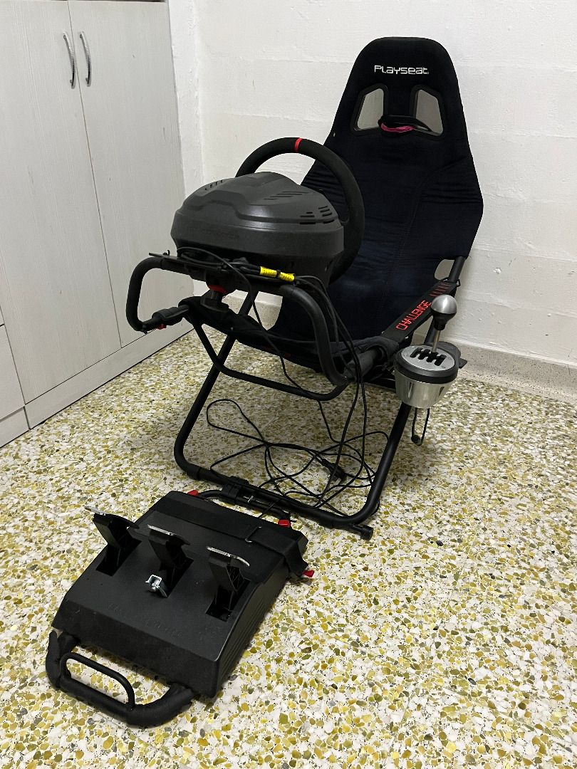 Playseat Challenge + Thrustmaster T300 Ferrari + TH8A Shifter, Video ...