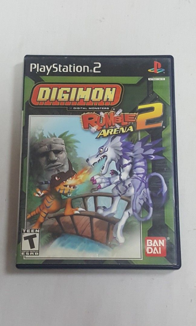 PlayStation 2 PS2 Digimon Rumble Arena 2, Video Gaming, Video Games ...