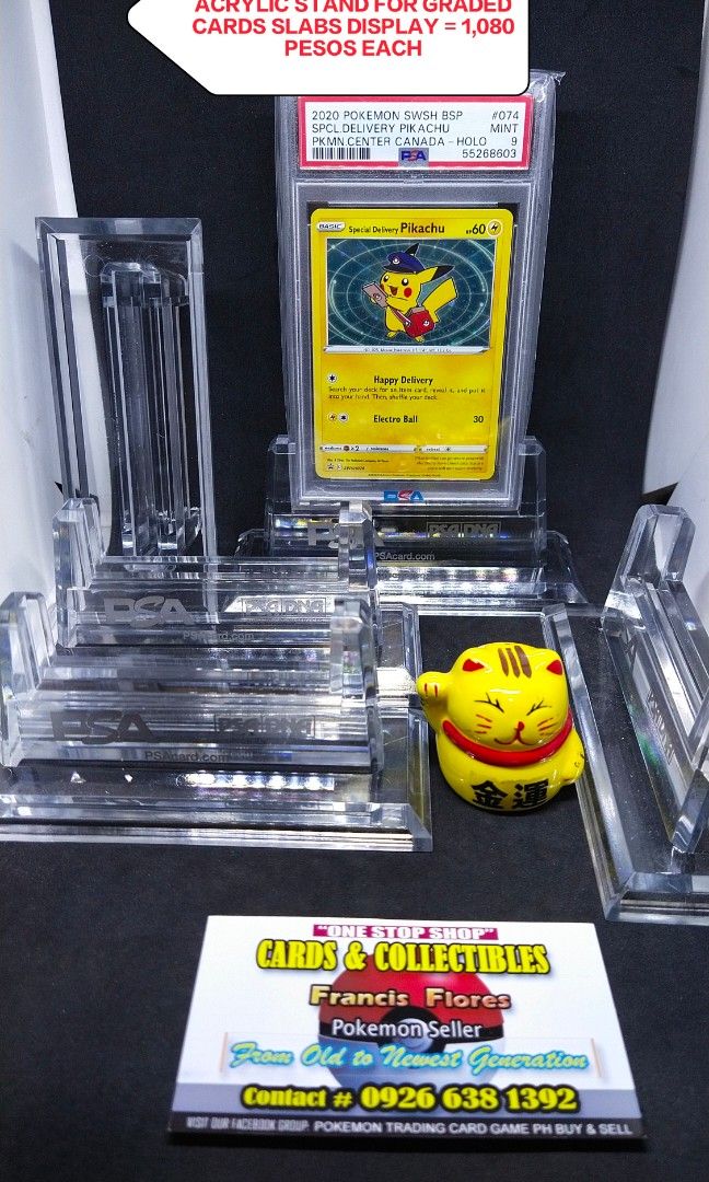 Pokemon, NBA, Yu-Gi-Oh!, Dragon Ball Card - OFFICIAL PSA ACRYLIC STAND ...